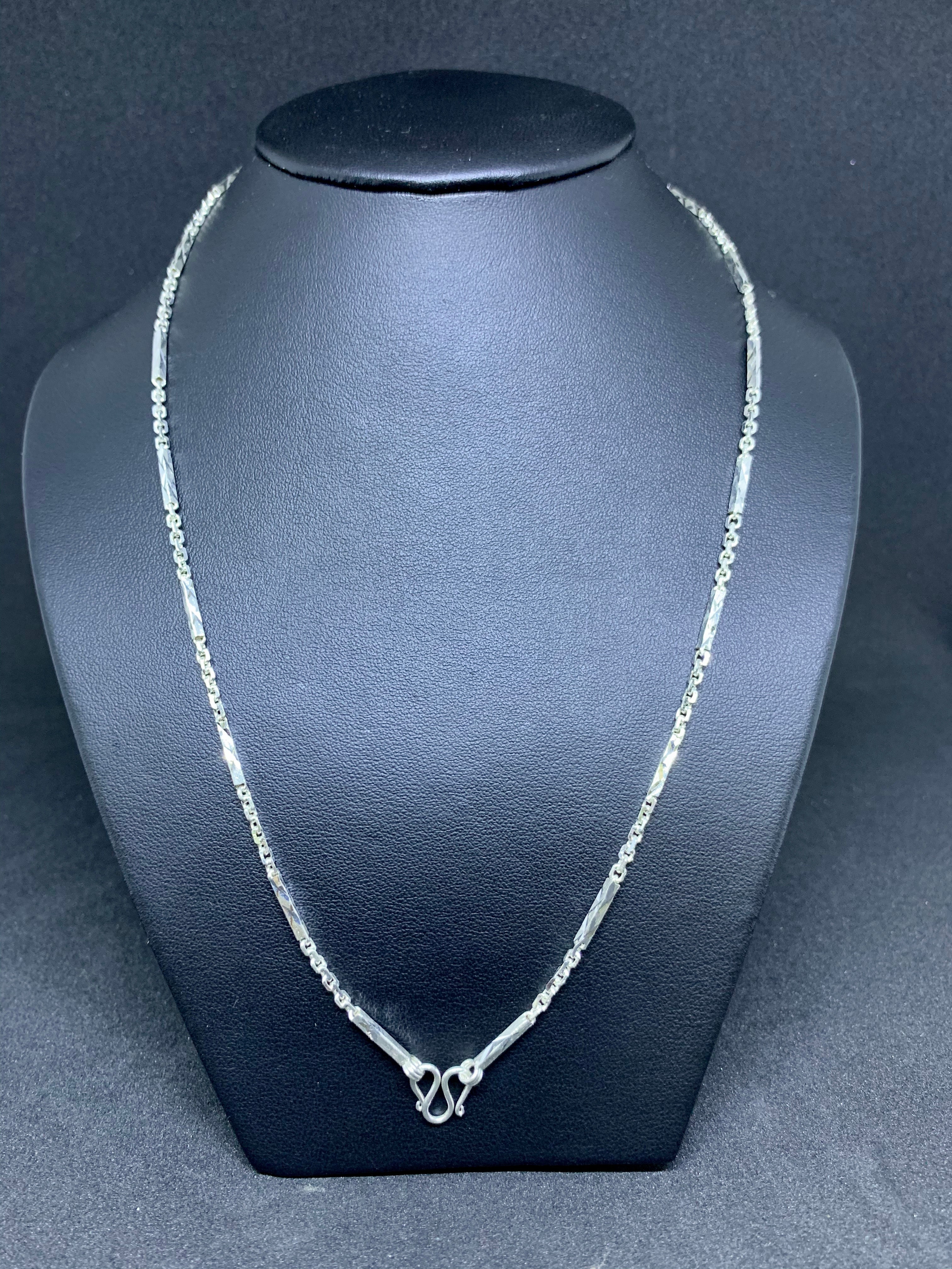 Chaîne style Khmer en Argent - 3,5 mm – Evaan Market
