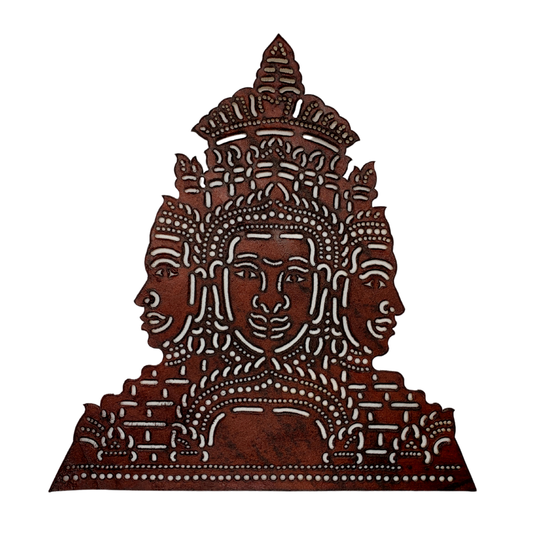 Illustration traditionnelle en cuir "roub sbek" - Bayon – Evaan Market